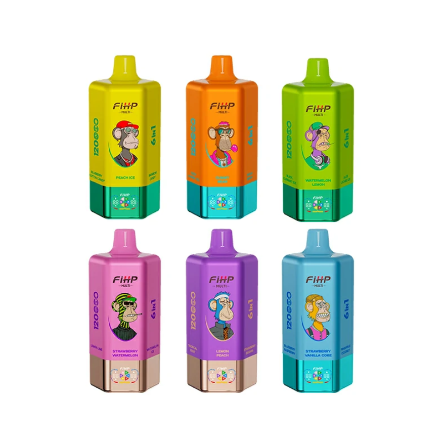 FIHP Multi 120000 120K Puffs 6in1 Rechargeable Disposable Kit online ...