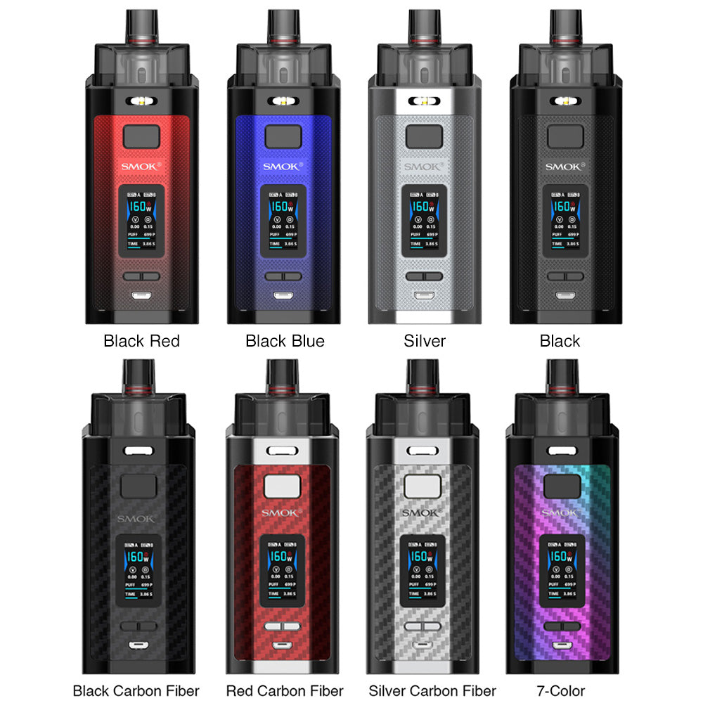 SMOK RPM160 Dual 18650 Pod Mod Kit 160W 7.5ml online shop | vapormo.com