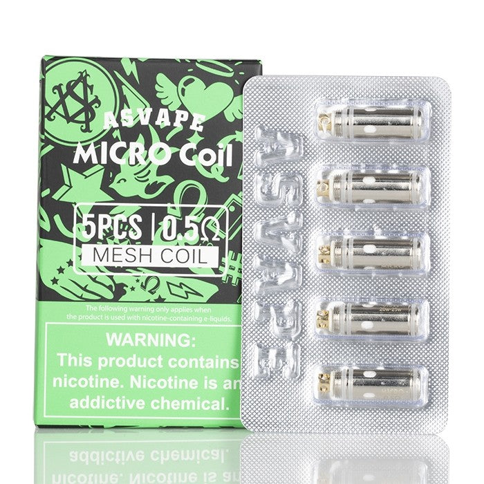 Asvape Micro Replacement Coils 5pcs/pack online offer | vapormo.com
